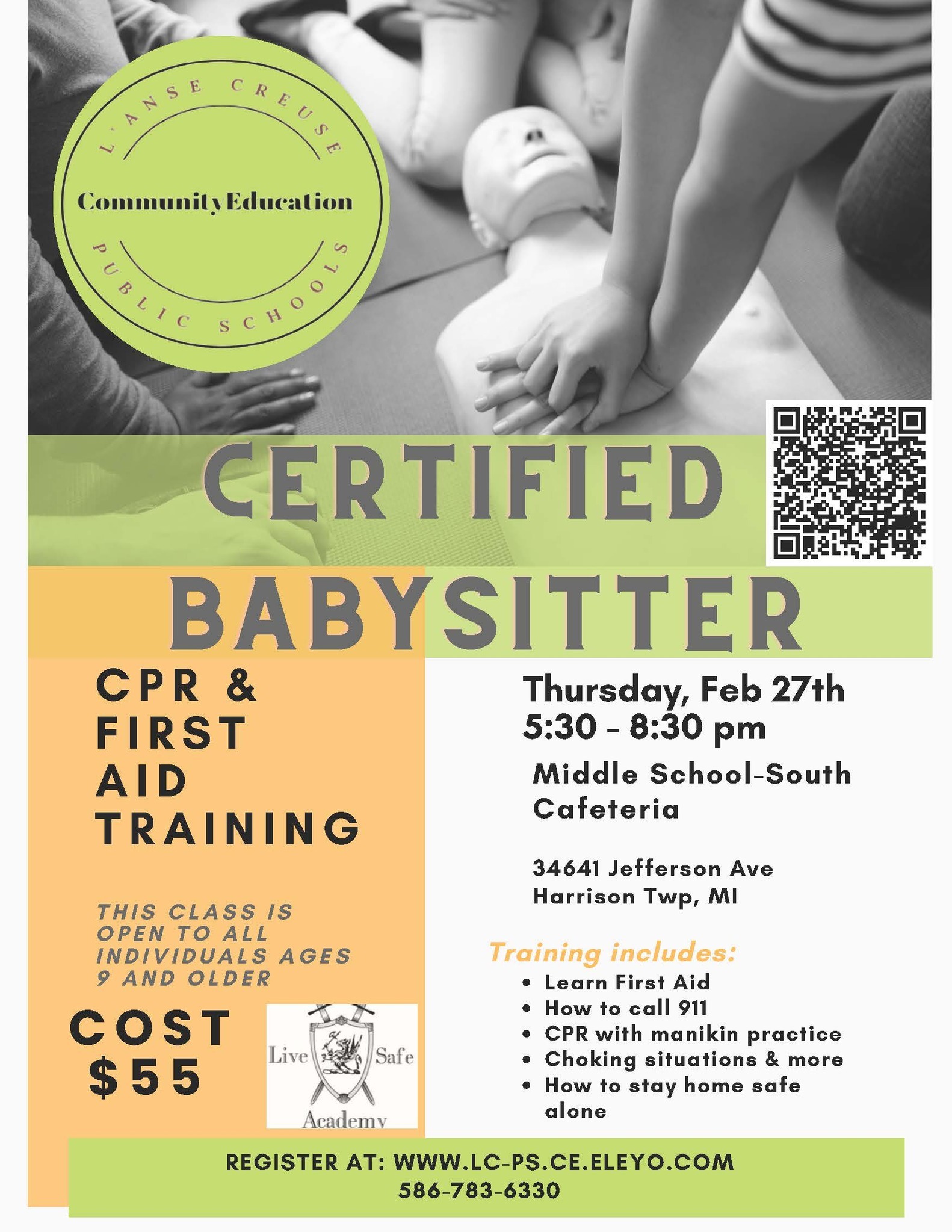 Community Education - Programs - L'Anse Creuse Public Schools