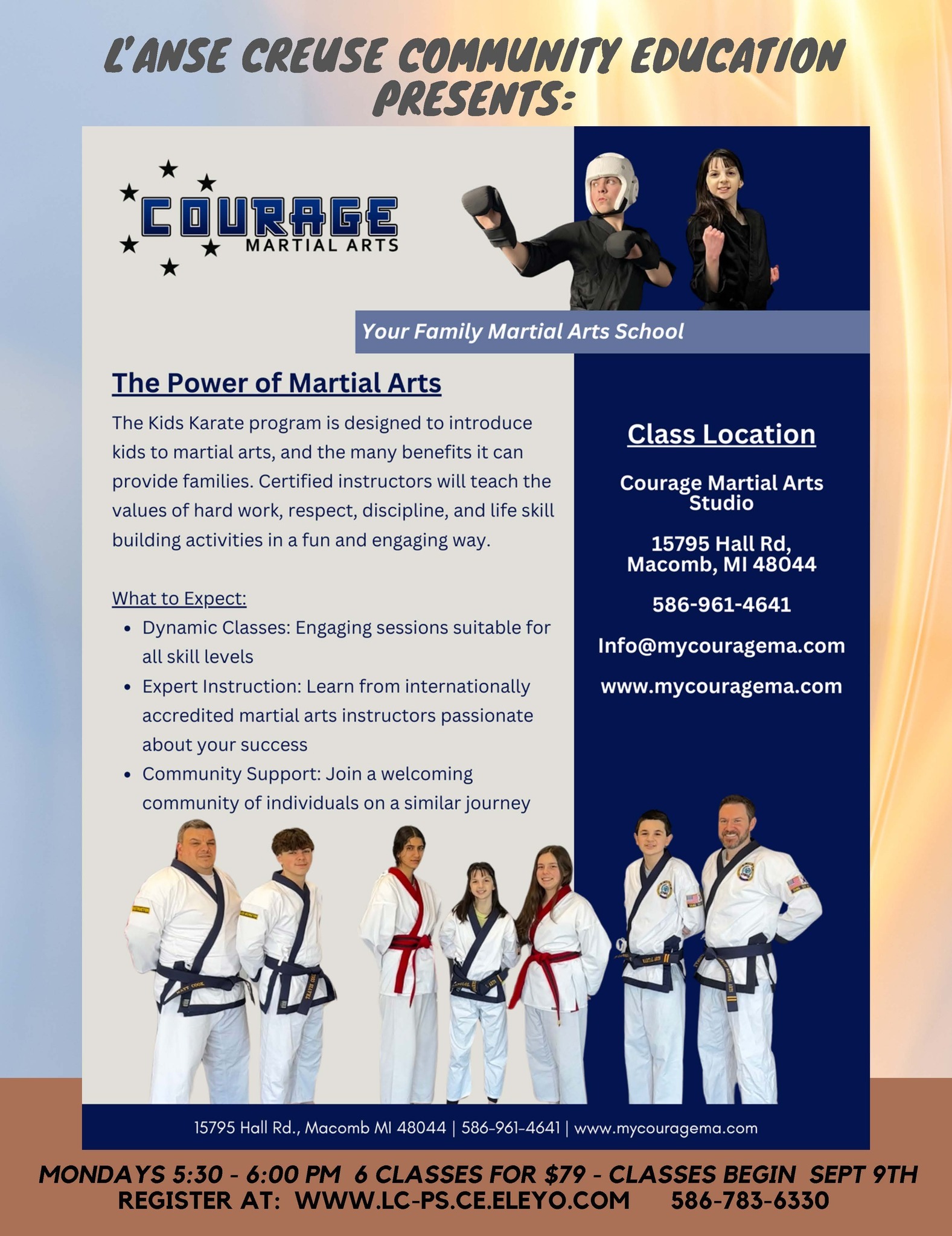 Community Education - Programs - L'Anse Creuse Public Schools