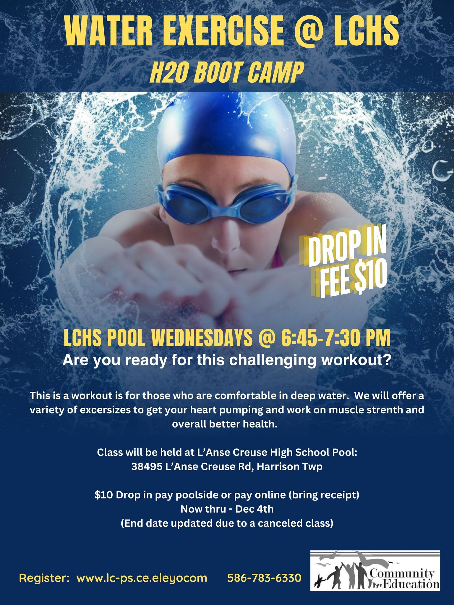 Swim Program - Community Education - Programs - L'Anse Creuse Public ...