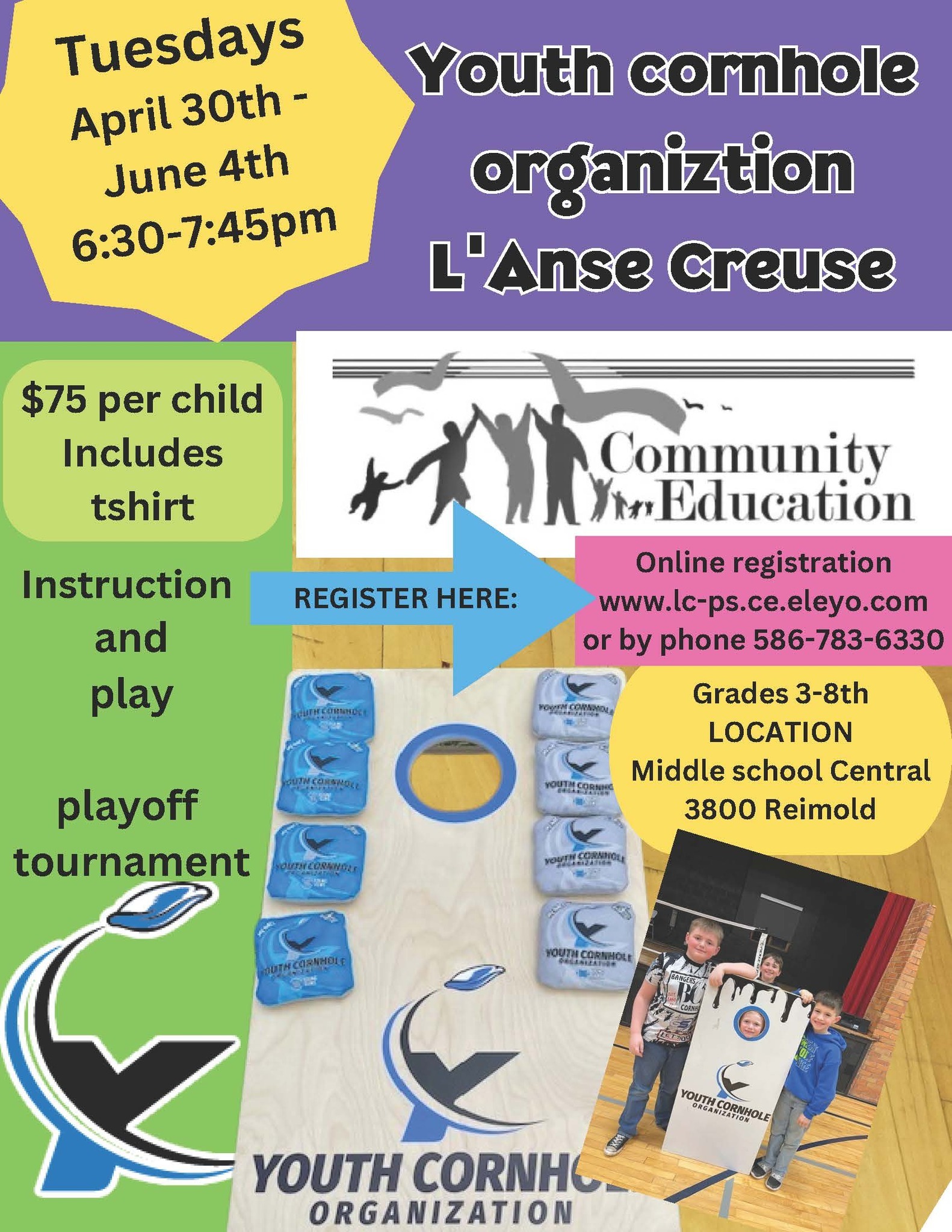 Classes, Clubs & Events - Community Education - Programs - L'Anse ...